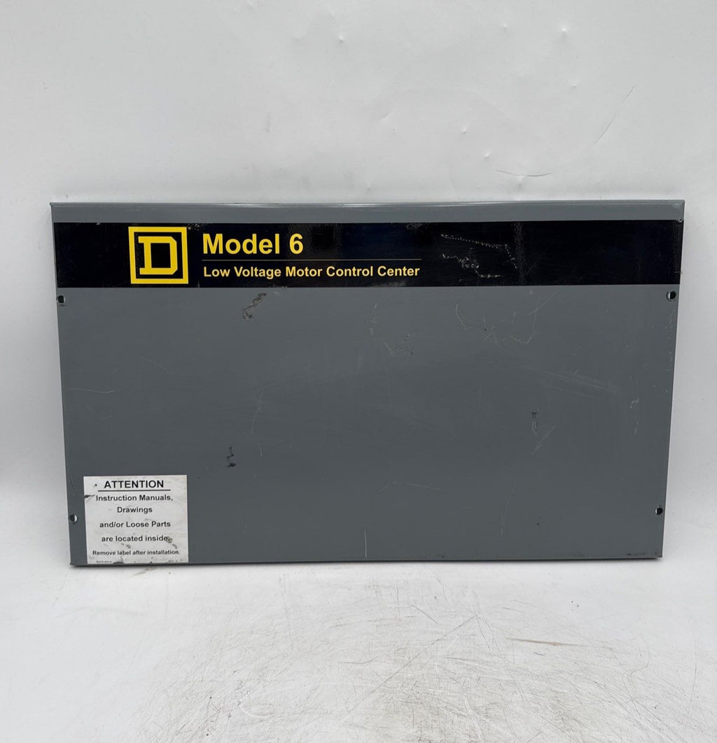 Square D Model 6 11-3/4" x 19-1/2" MCC Blank Filler Plate Motor Control Center 200.00 ...